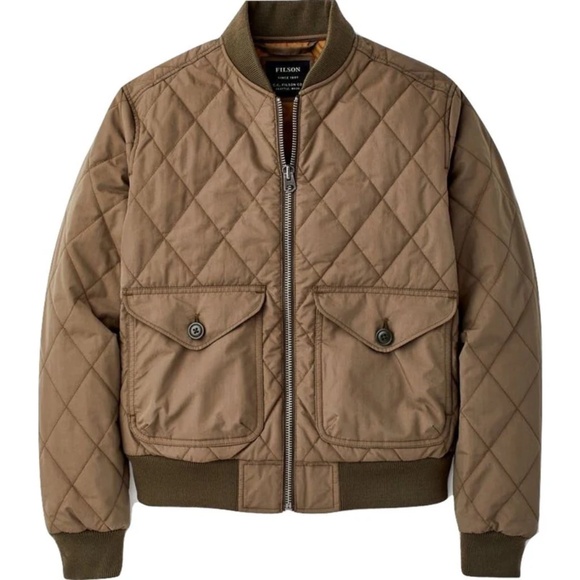 Filson | Jackets & Coats | Filson Bell Island Bomber Jacket Diamond ...